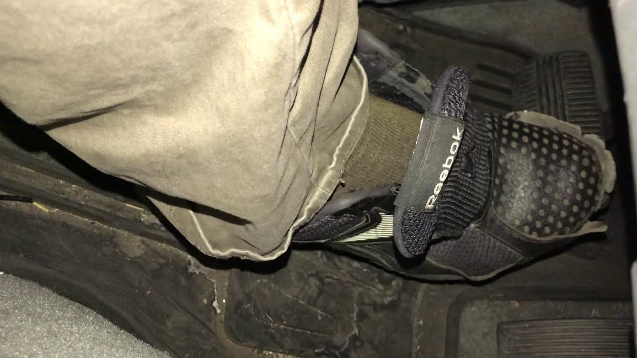 Driving In Very Trashed Reebok Hexalite Running Shoes - YouTube