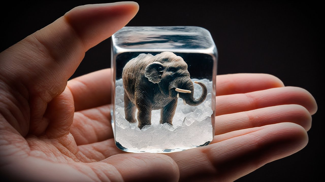 Couple Finds Frozen Tiny-A$$ MAMMOTH Inside Ice Cube - YouTube