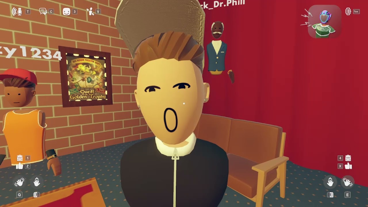 footage of 13 yr old me scream packing on rec room on june 30th 2021 ...