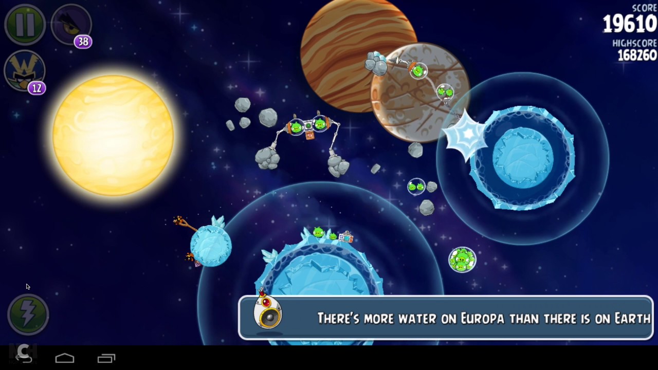 Angry Birds Space Solar System Level 10-8 174150 - YouTube