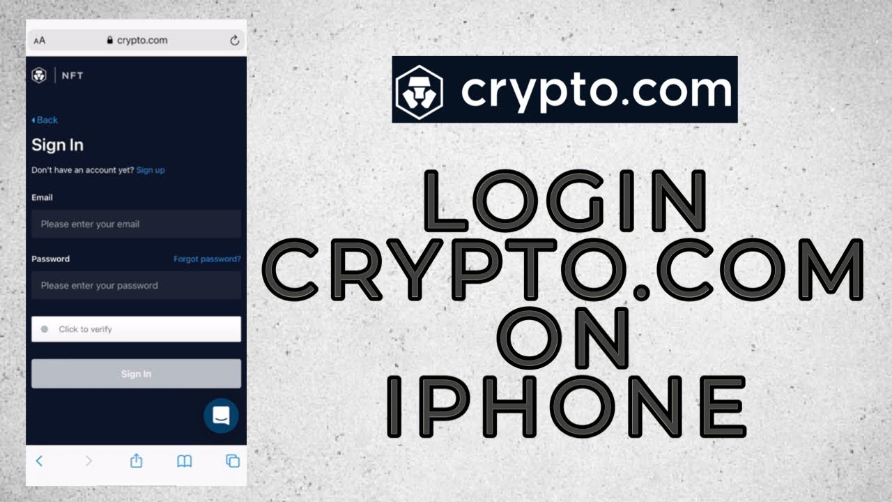How to Login Crypto.com on iPhone 2021? Crypto.com Login Sign In ...