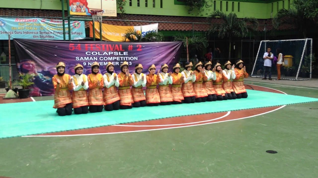 Saman SMAN 103 Jakarta (BYCR) - at 54 Festival - YouTube