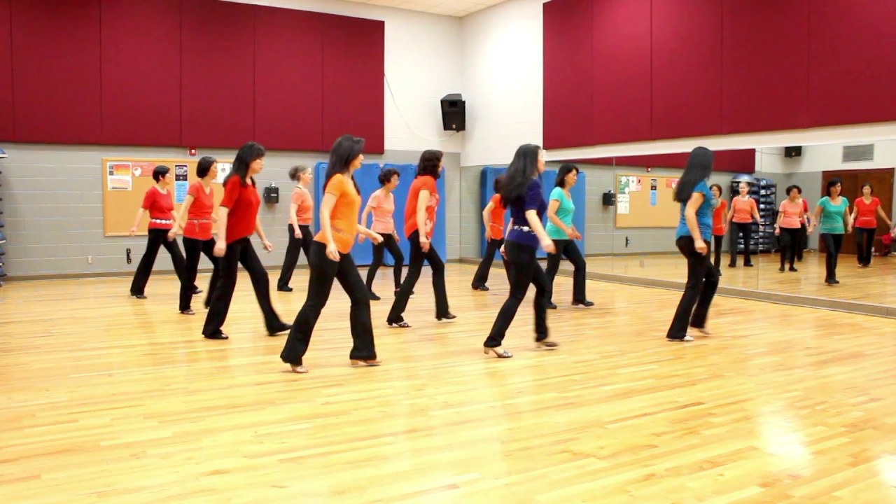Jumpshot - Line Dance (Dance & Teach in English & 中文) - YouTube