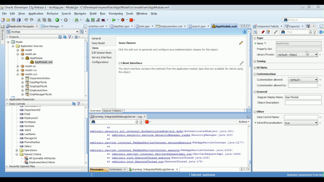 7th Video - ADF DEPLOYMENT TO WLS & EBS INTEGRATION - YouTube