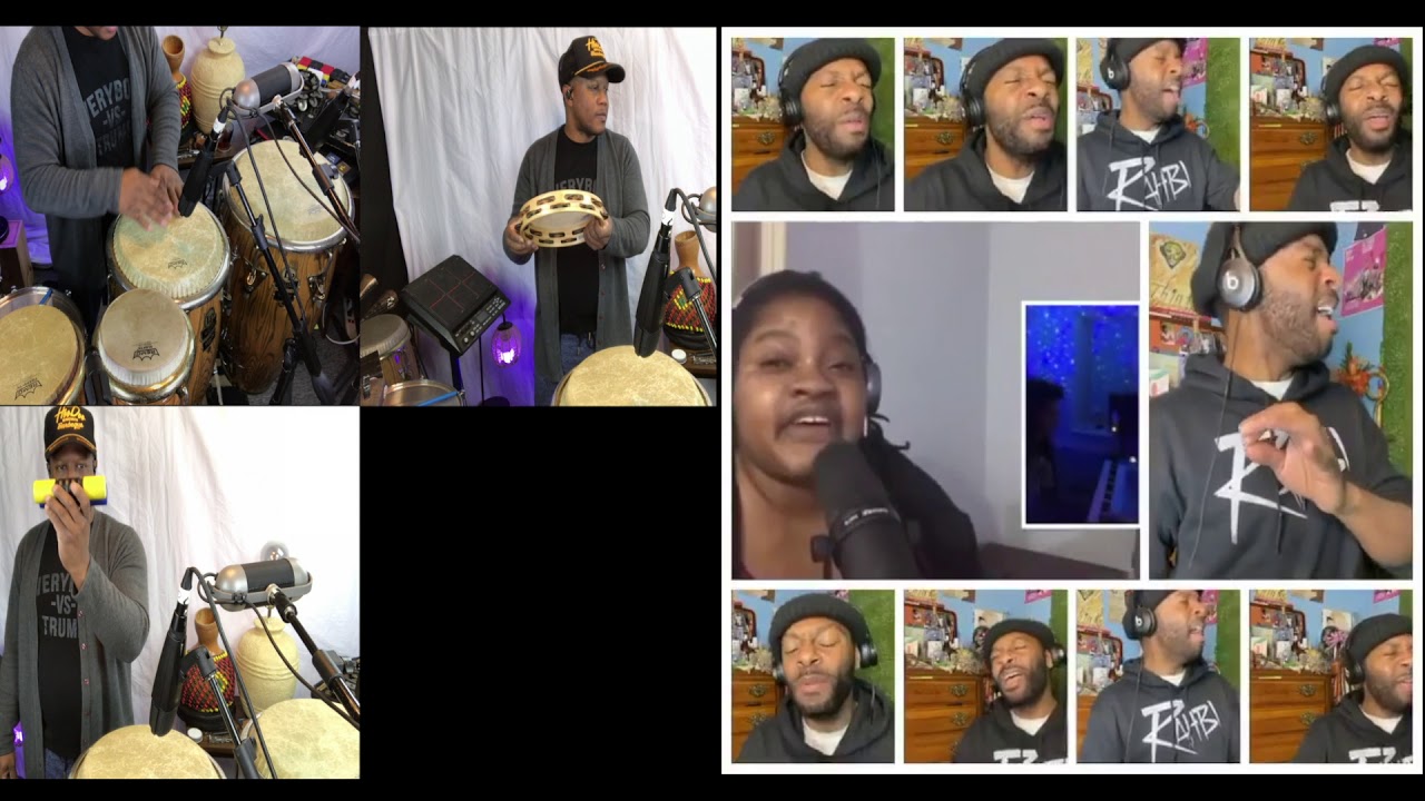 Earth is Ghetto by Aliah Sheffield (percussion cover) - YouTube