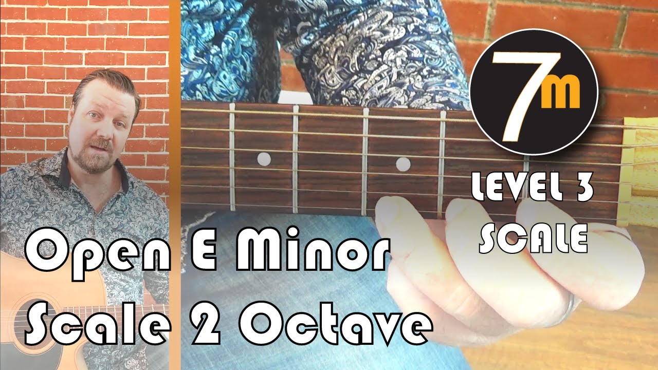 Open E Minor Scale 2 Octave - Guitar Lesson - Level 3 - YouTube