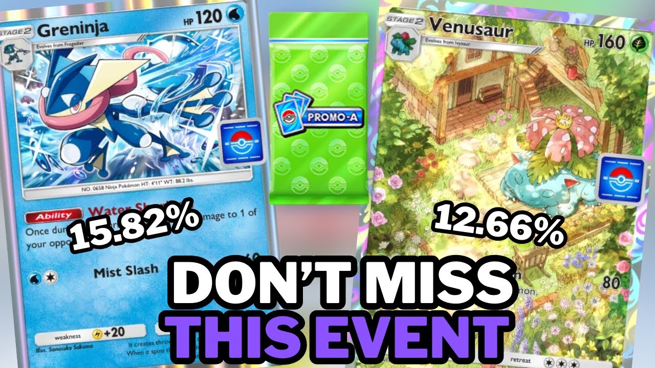 DON'T Miss The NEW Venusaur Event in Pokémon TCG Pocket! Full Event ...