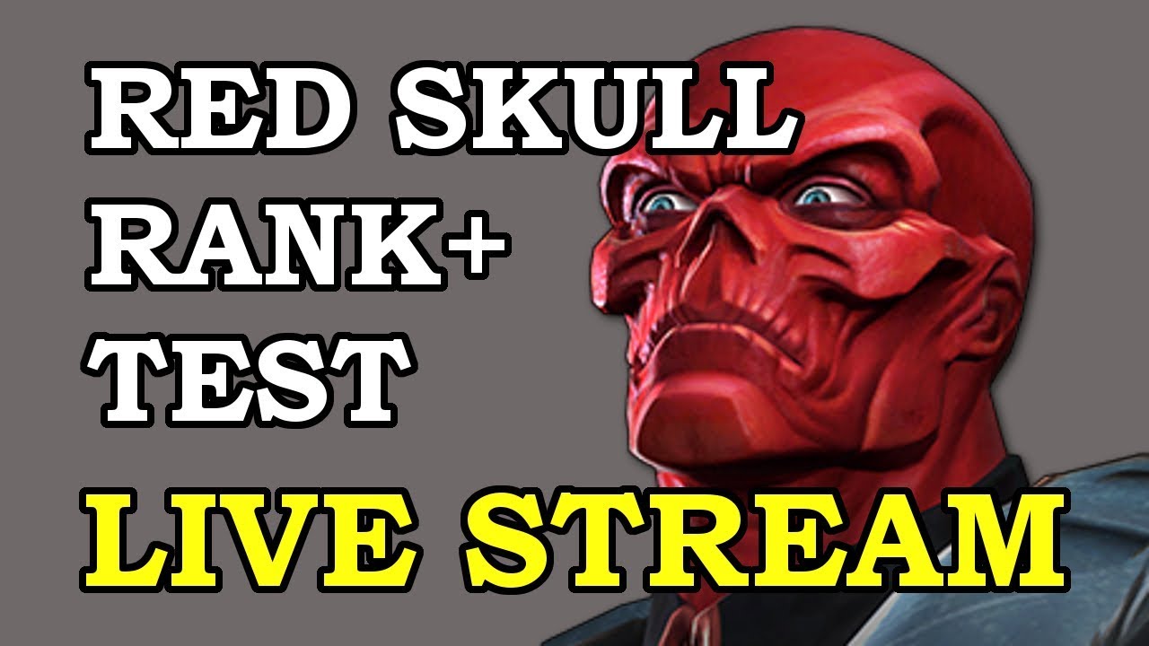 Ranking and Testing Red Skull LIVE | Marvel Contest of Champions Live ...