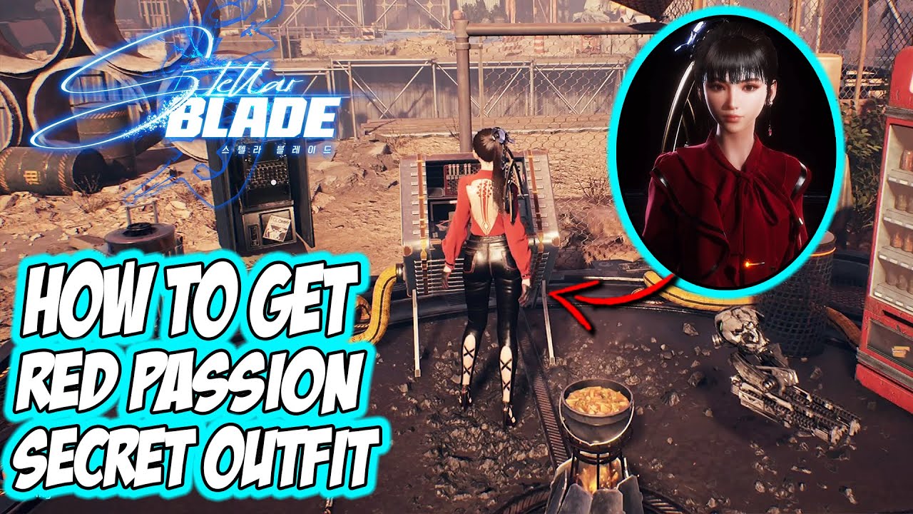 Stellar Blade - HOW to GET Red Passion SECRET Outfit - YouTube