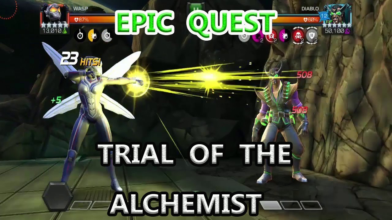 EPIC DAILY QUEST TRIAL OF THE ALCHEMIST marvel contest of champion ...