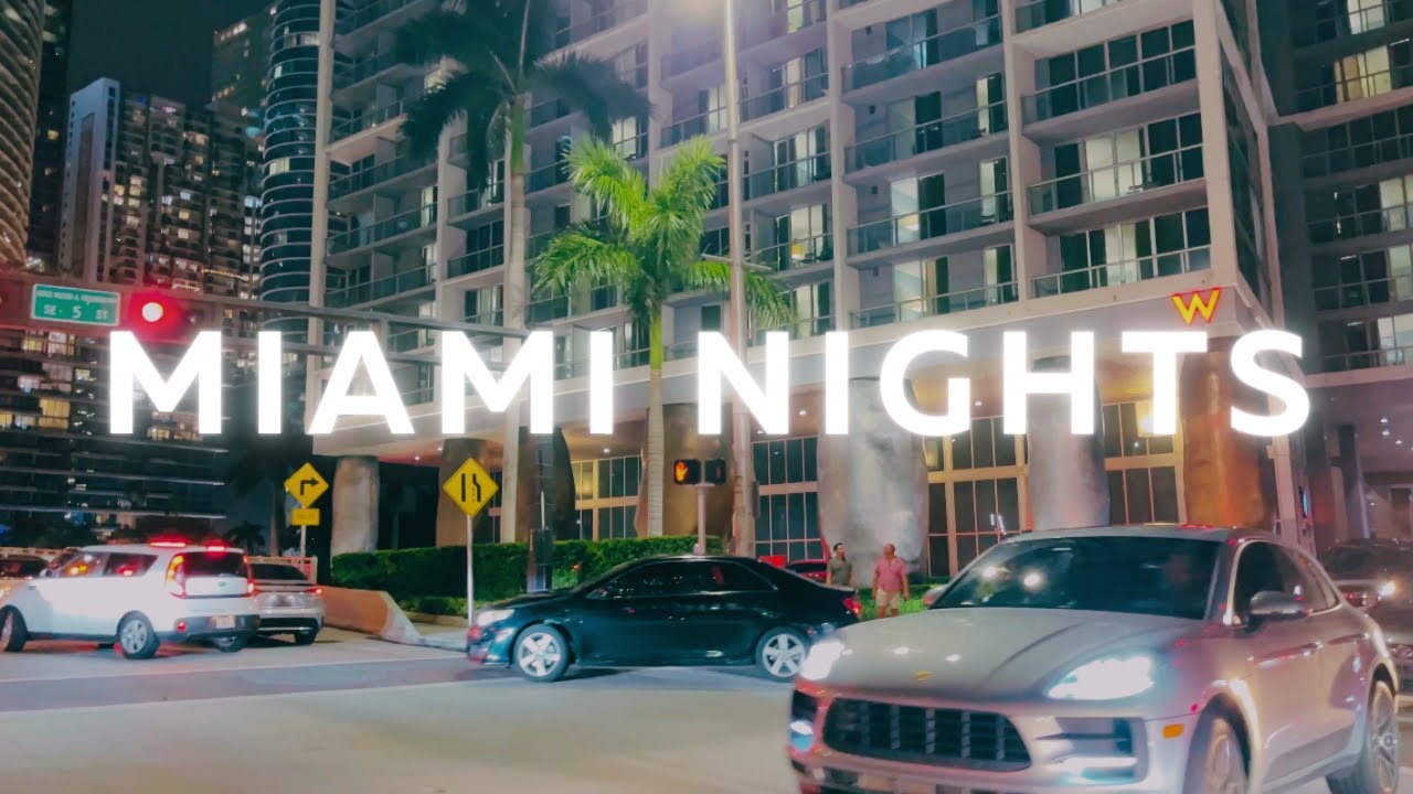 MIAMI NIGHT DRIVE | Stunning Downtown Views 4K - YouTube
