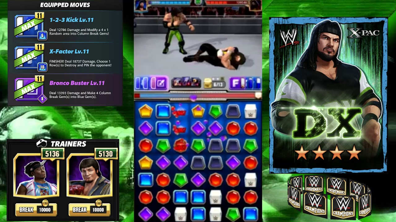 DX X-Pac 4SB Gameplay Bonus Tour / WWE Champions - YouTube