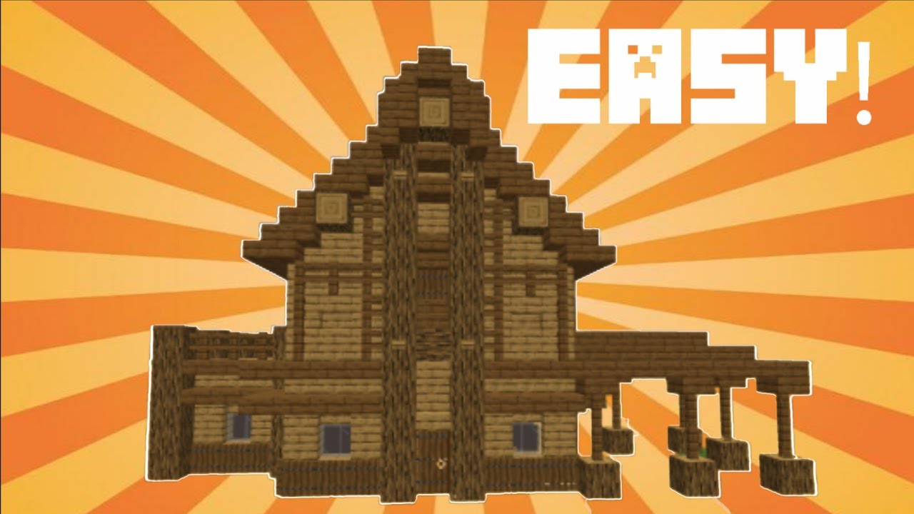 Minecraft House Tutorial: How To Make An Easy Rustic House! - YouTube