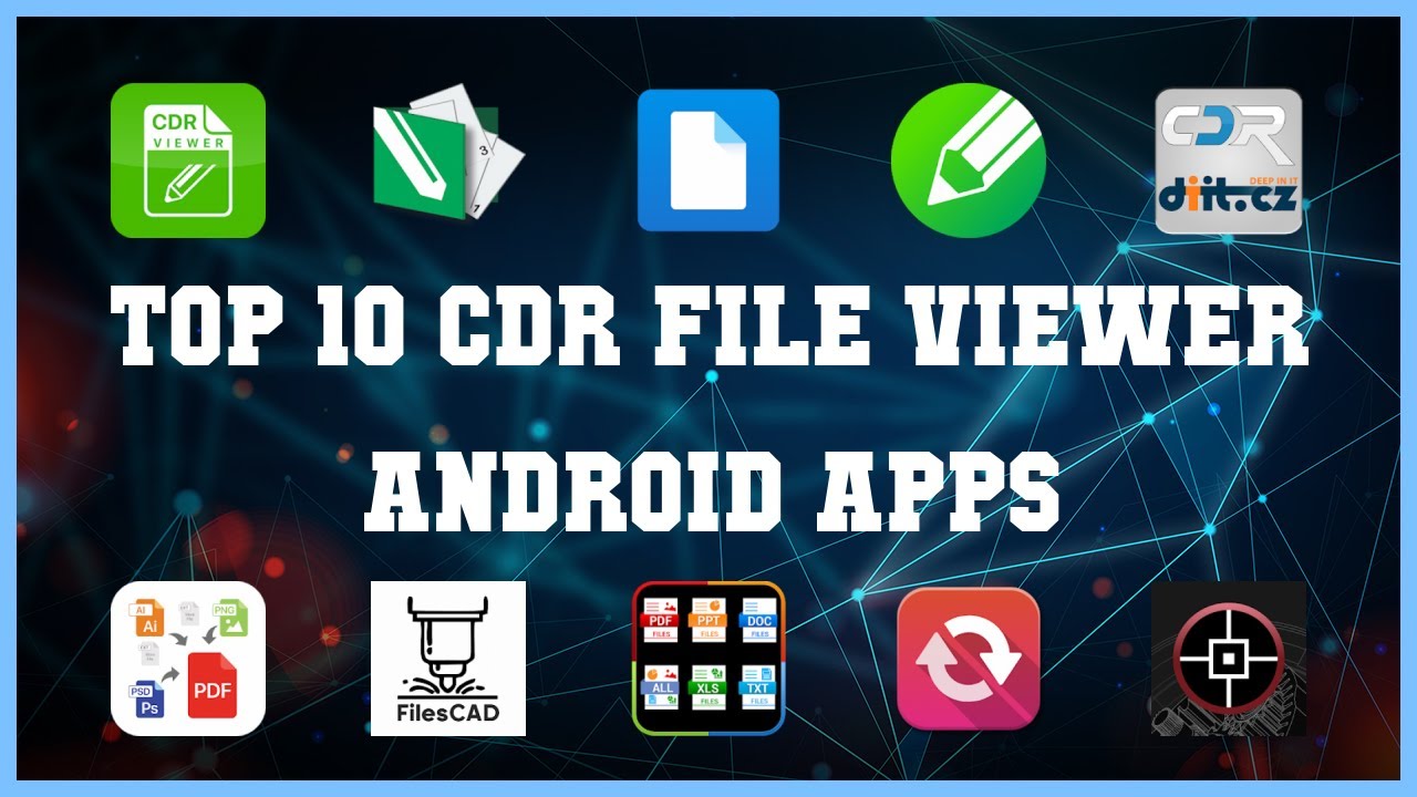 Top 10 CDR File Viewer Android App Review YouTube