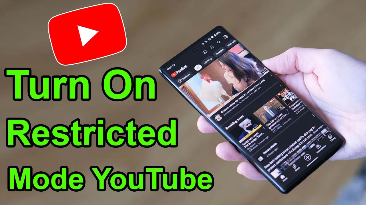 How to Enable Restricted Mode in YouTube App - YouTube