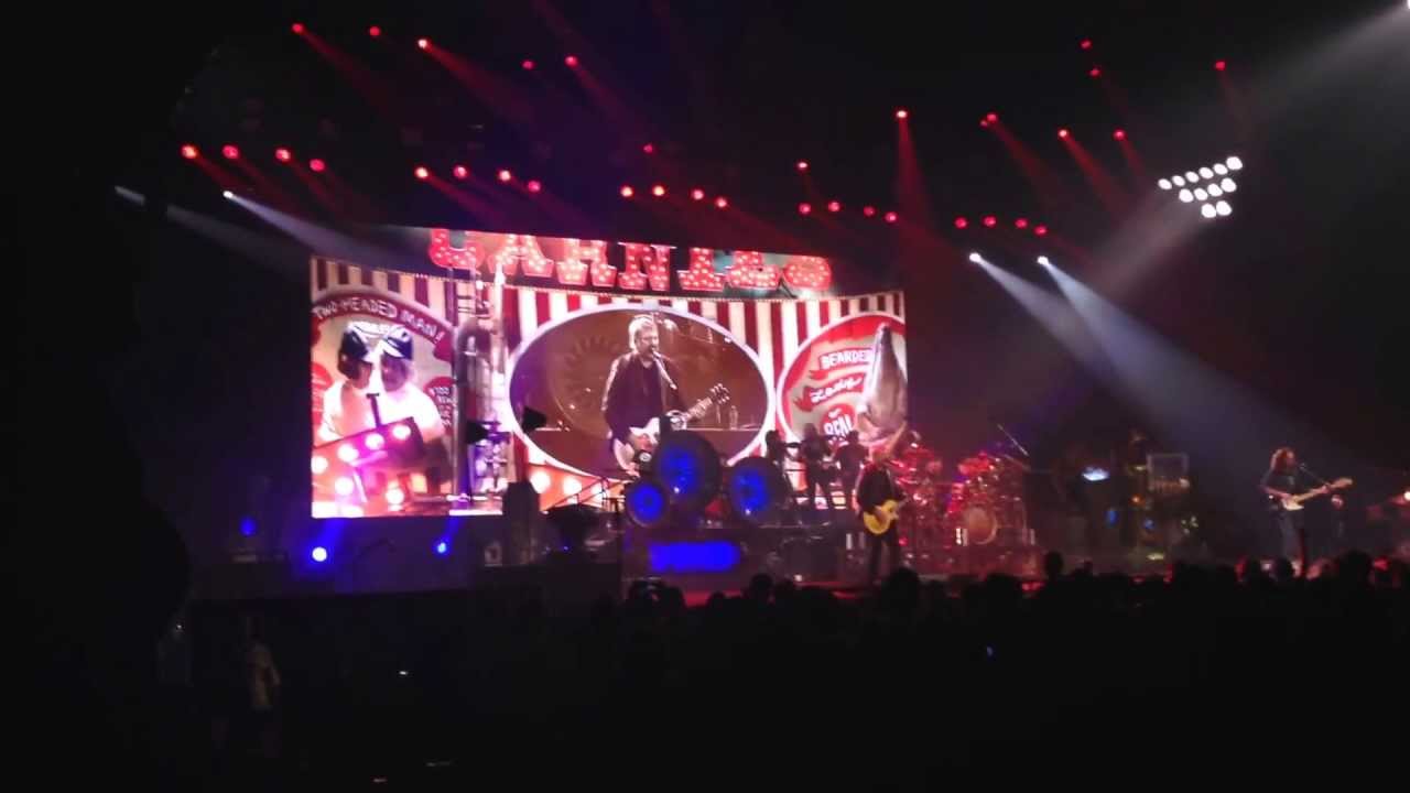 Rush - Carnies (Pyro section) Copps Coliseum - July 6, 2013 - YouTube
