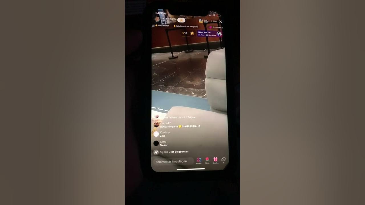 CICI Die Echte mit Engelgesicht TikTok Live Stream 21.November 2022 im Hotel Motel One Nürnberg ...