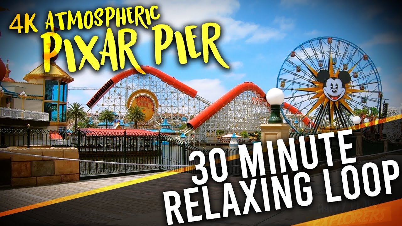 4K Pixar Pier 30 Minute Loop - Atmospheric Video - YouTube