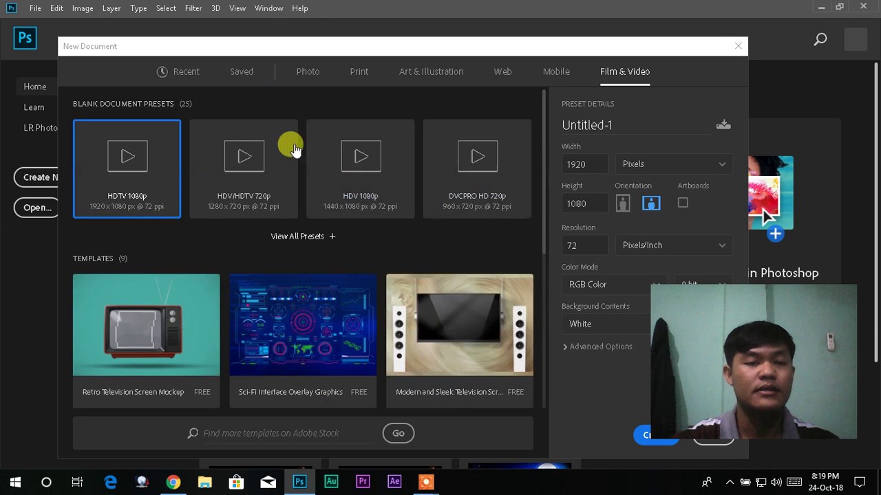 Tampilan Adobe Photoshop CC 2019 Versi Imam Restu - YouTube