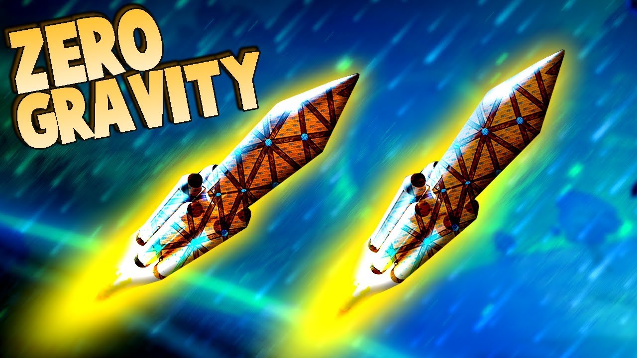 ZERO GRAVITY! Forts Rocket Bases in SPACE! (Forts Multiplayer Gameplay ...