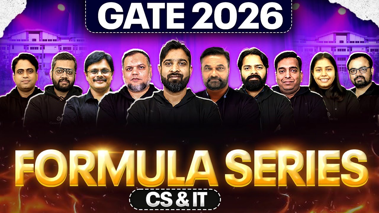 GATE 2026 | Formula Series GATE CS & IT | One Shot | GATE CS & IT - YouTube