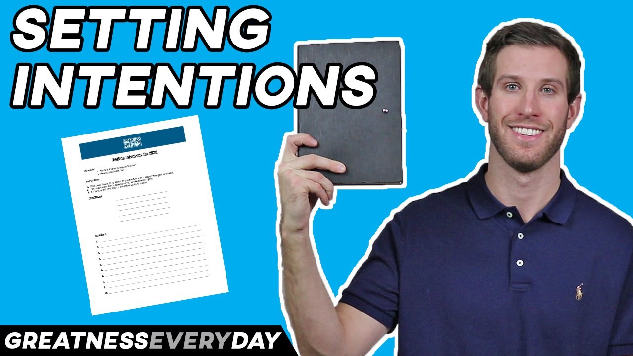 How to Set Intentions for 2020 - YouTube