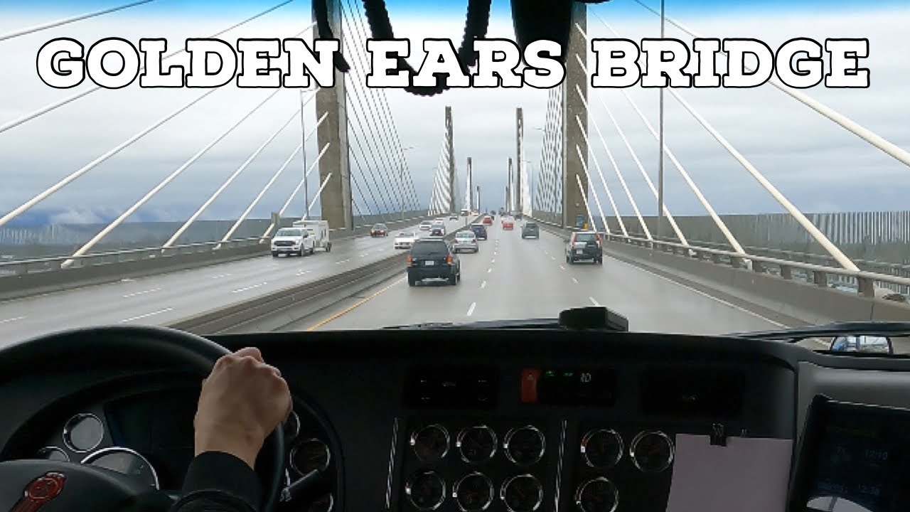Driving on Golden Ears Bridge - YouTube