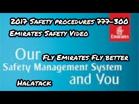 Emirates safety video in English and Arabic- Fly better Emirates ...