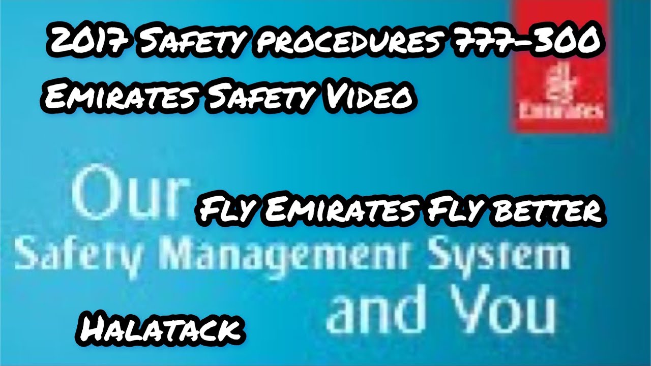 Emirates safety video in English and Arabic- Fly better Emirates ...