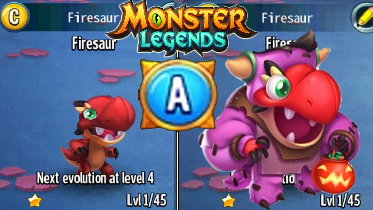 Monster Legends Lord Firesaur Ancestral Treat 😍 Halloween Trick ...