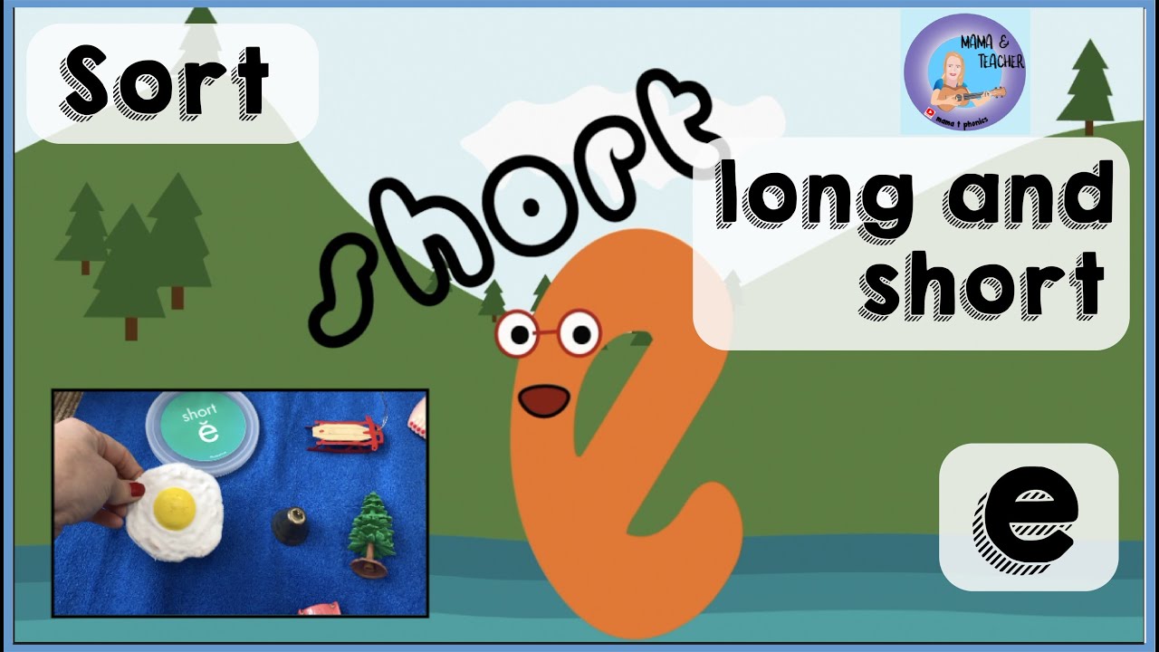 Sort the Long E and Short E Objects | Long Vowels | Short Vowels ...