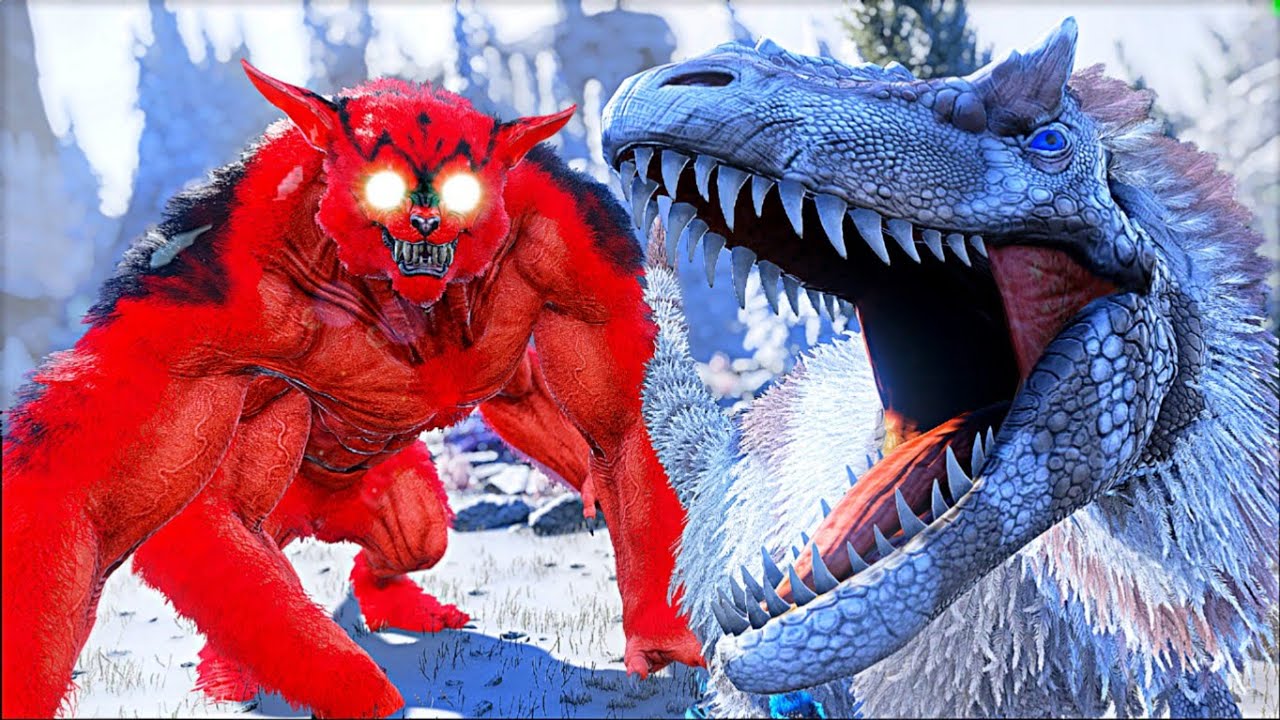 Caçando O Red Ferox Zilla! Boss Gigantesco! X-Raptor Dinossauros do ...