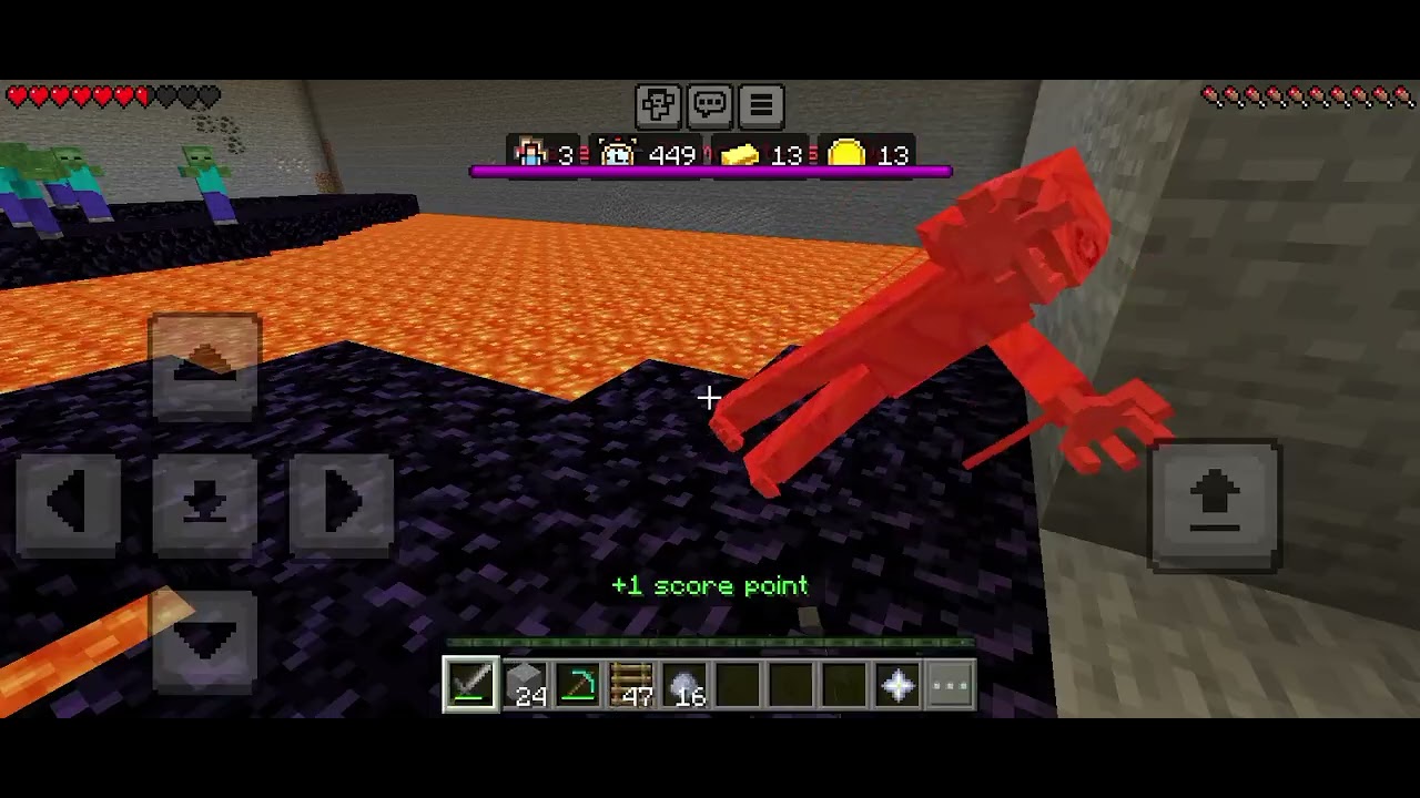 playing zombie apocalypse zombie run in Minecraft - YouTube