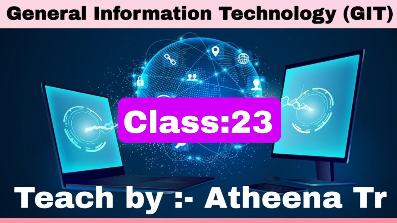 A/L GIT Tamil Medium | Class-23 || வலையமைப்பு Network @Edukinniya | Atheena Tr - YouTube