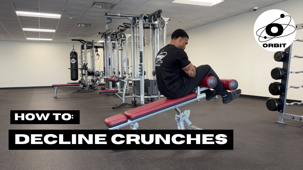 How To: Decline Crunches - YouTube