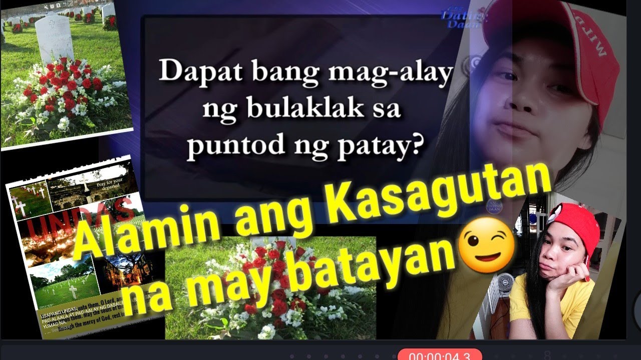 Dapat bang MAG-alay ng bulaklak sa Puntod ng patay? - YouTube