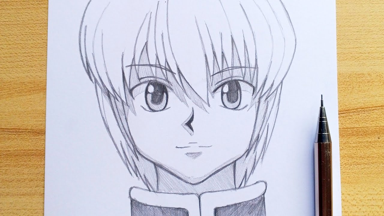 How To Draw Kurapika Easy Step By Step Youtube