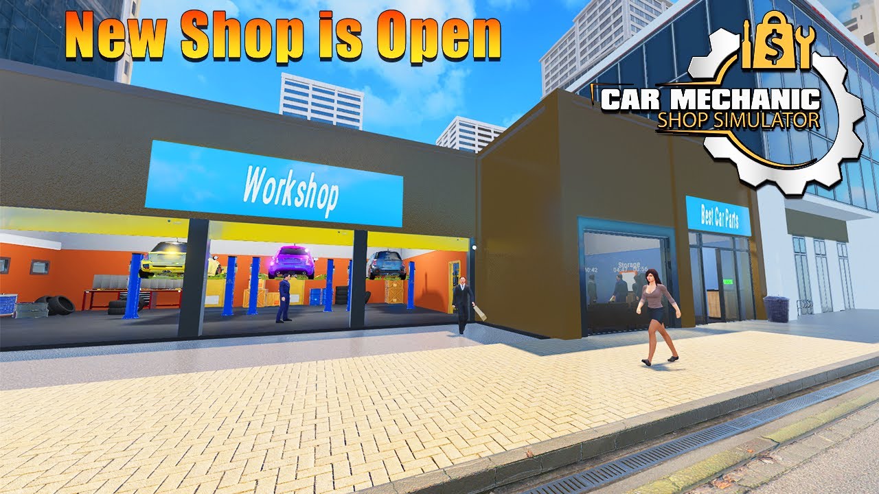 Can I Successfully Run a Car Parts Shop in This Simulator Game? - YouTube