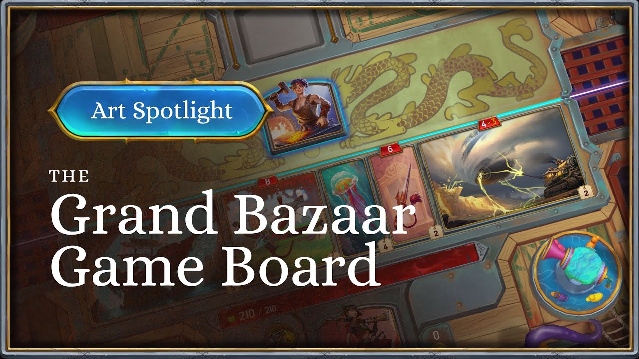 Making The Grand Bazaar Game Board | The Bazaar Art Spotlight #3 - YouTube