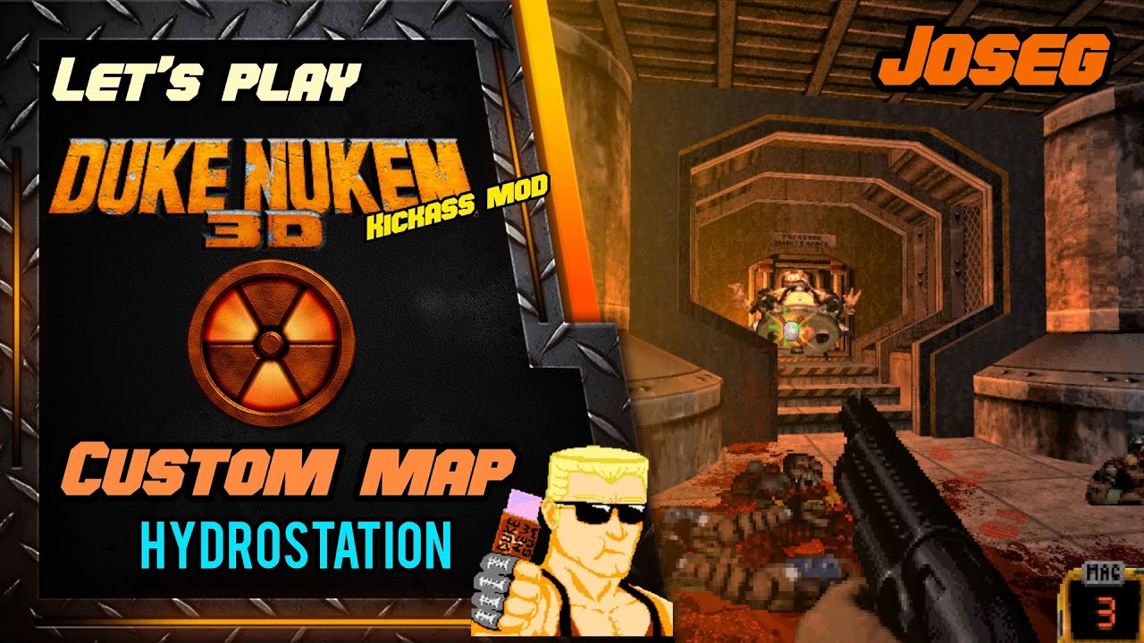 Let's Play Duke Nukem 3D | Custom Map - Hydrostation - YouTube