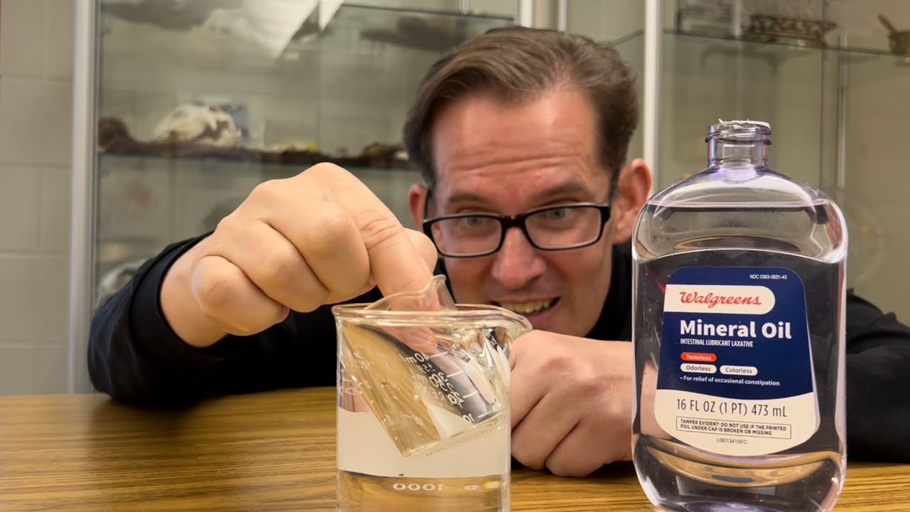Refractive Index of Pyrex vs. Mineral Oil in RamZland!⚗️ #STEM #Science ...