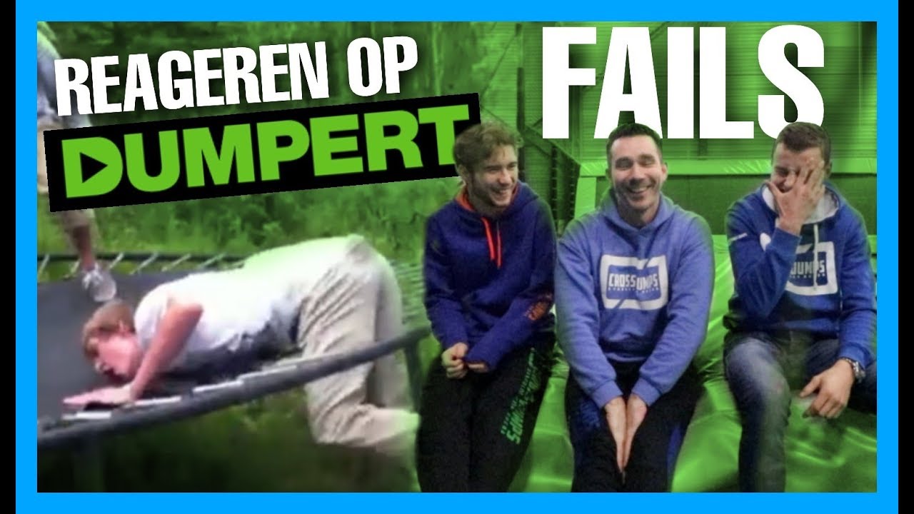 REAGEREN OP DUMPERT TRAMPOLINE FAILS I CrossJumps vlog 114 - YouTube