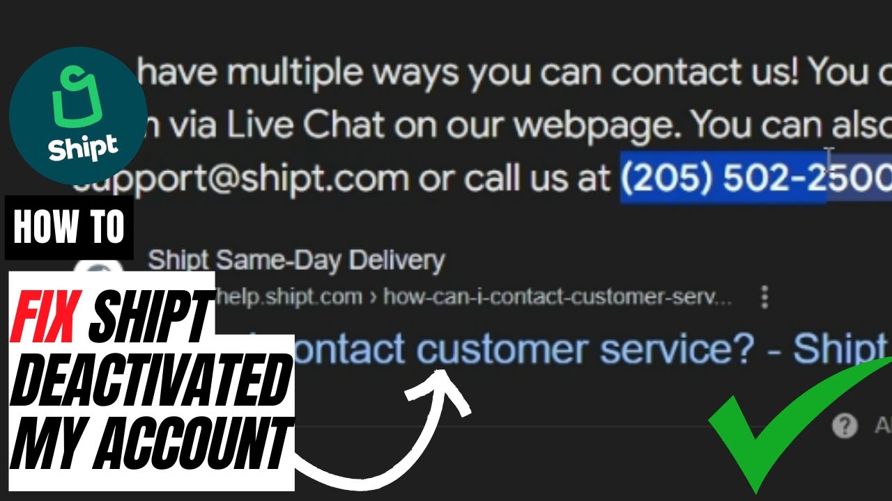 How to Fix “Shipt Deactivated My Account” | Reactivate Shipt Shopper ...