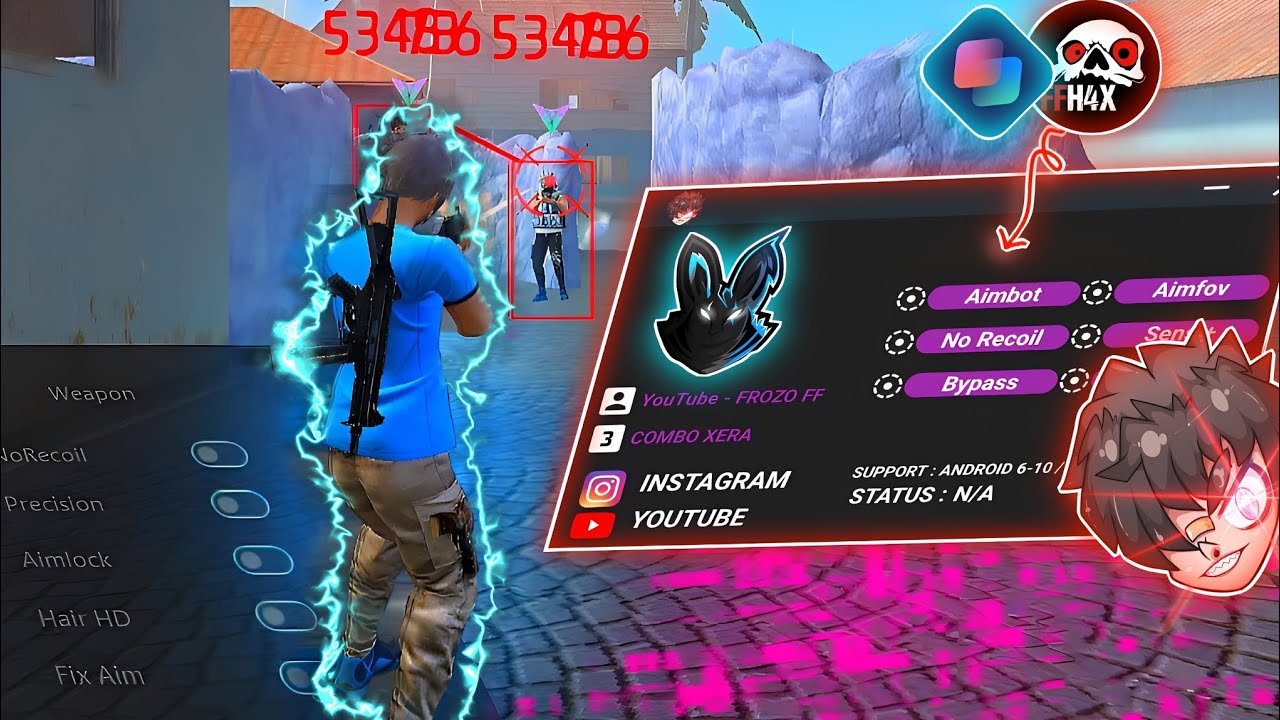 ANTIBAN FF PANEL 🔥 OB44 UPDATE LATEST FREEFIRE PANEL | 100% WORKING ...