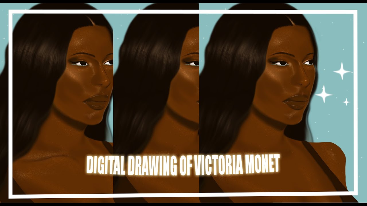 My Digital Drawing Experience Victoria Monet - YouTube