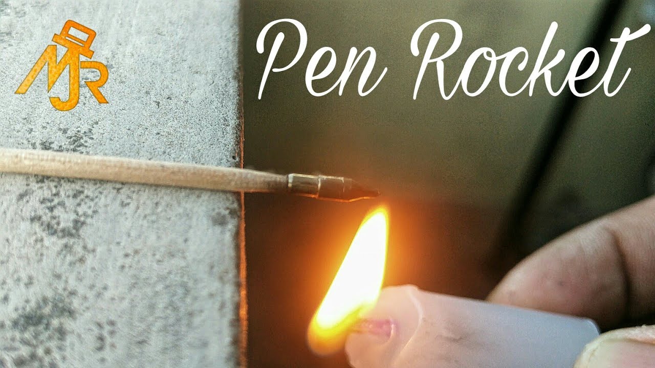 DIY Powerful Pen Rocket🚀 - YouTube