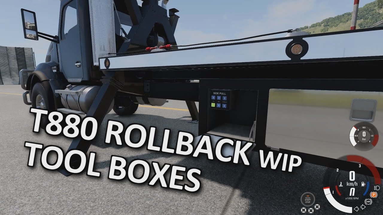 T880 Rollback WIP - Tool Boxes | BeamNG.drive - YouTube