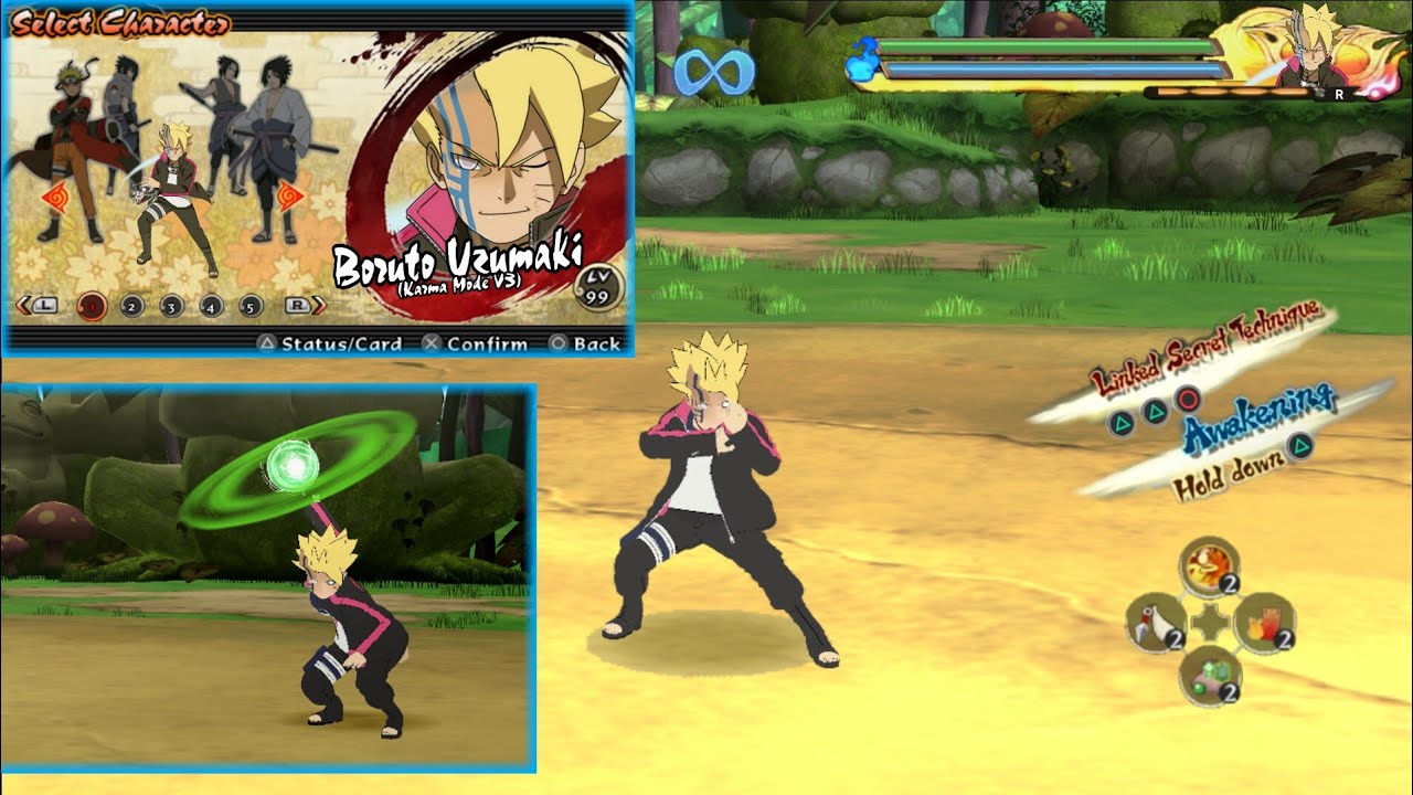 DLC NSUNI BORUTO KARMA MODE - 3D Models Naruto Ultimate Ninja Impact ...