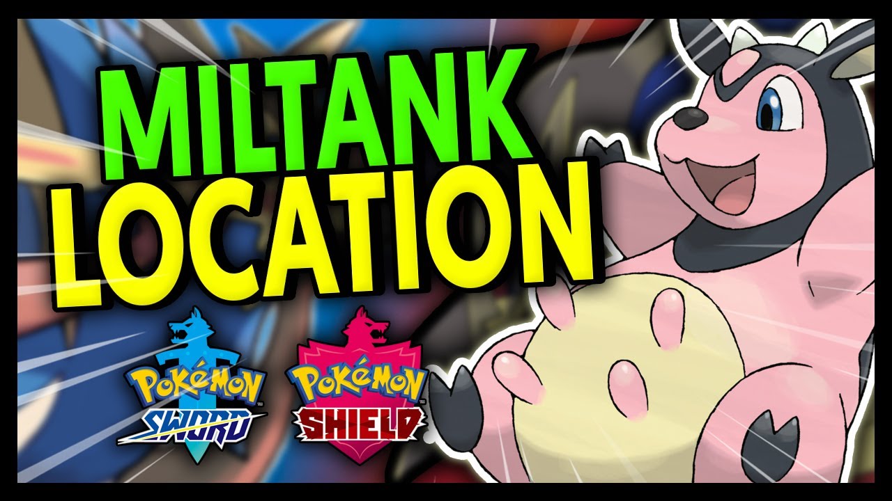 WHERE TO FIND MILTANK ON POKEMON SWORD AND SHIELD (Isle of Armor DLC ...