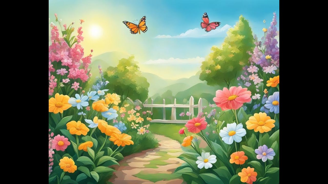poem for kid | titli hun mein | The Butterfly's Garden Dance | A ...